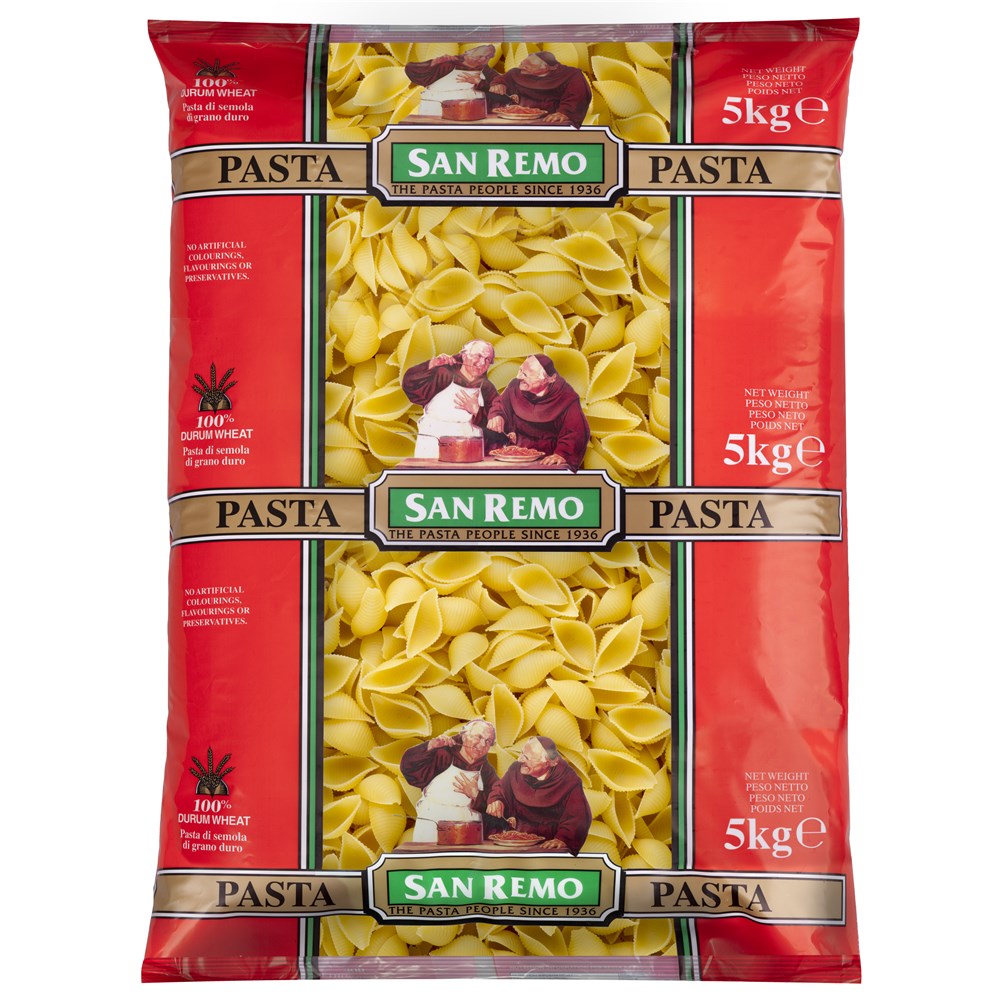 Shells Large #29 2x5kg - Pasta - Barwon Foods - Barwon Foods - Seafood ...